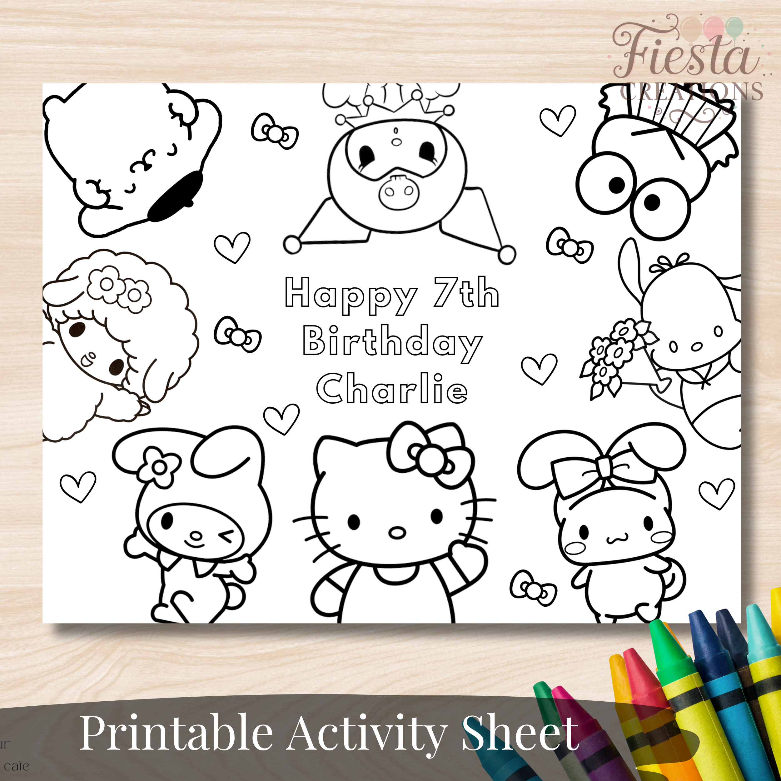 HK Activity Sheet – Fiesta Creations