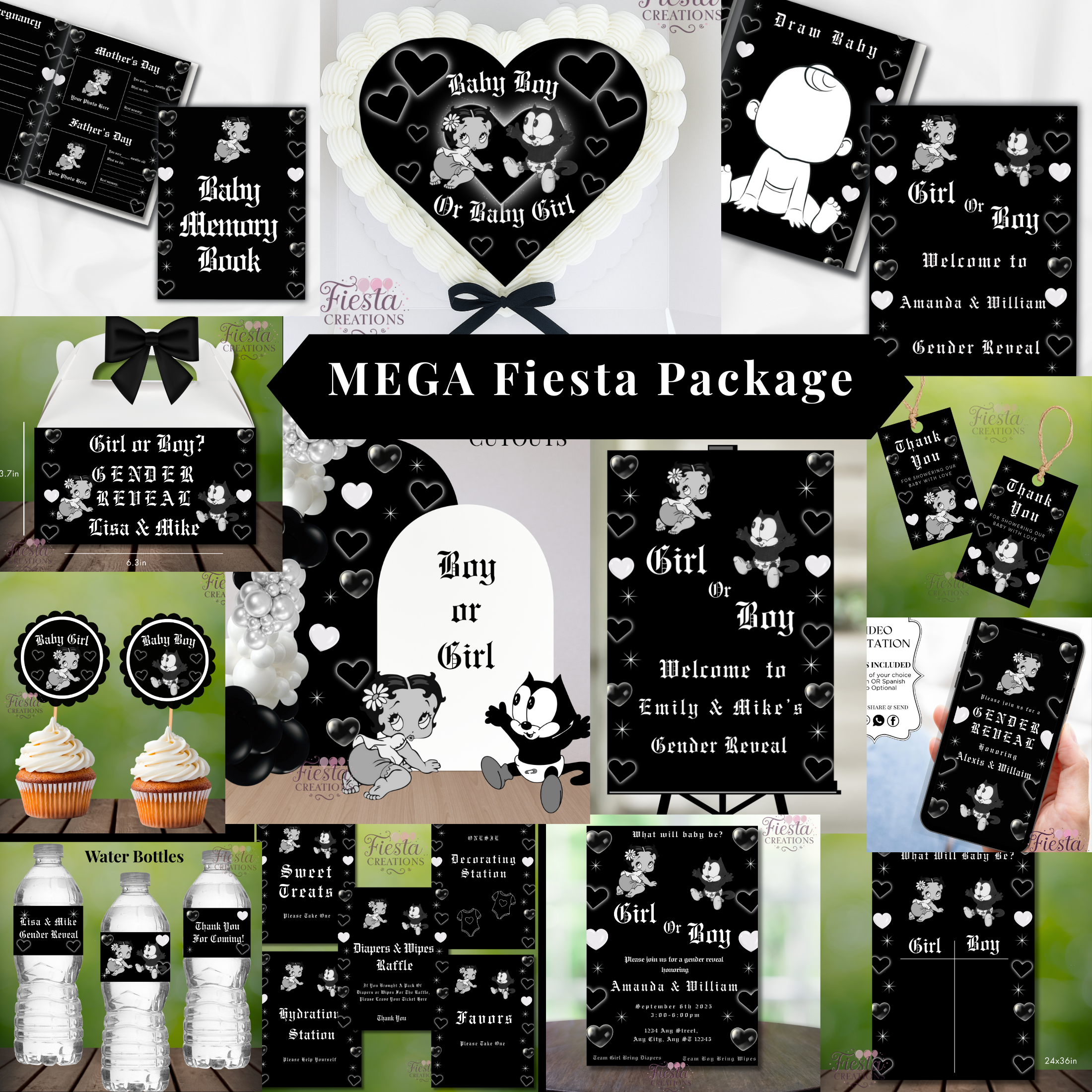 Mega Fiesta Package Betty Gender Reveal – Fiesta Creations